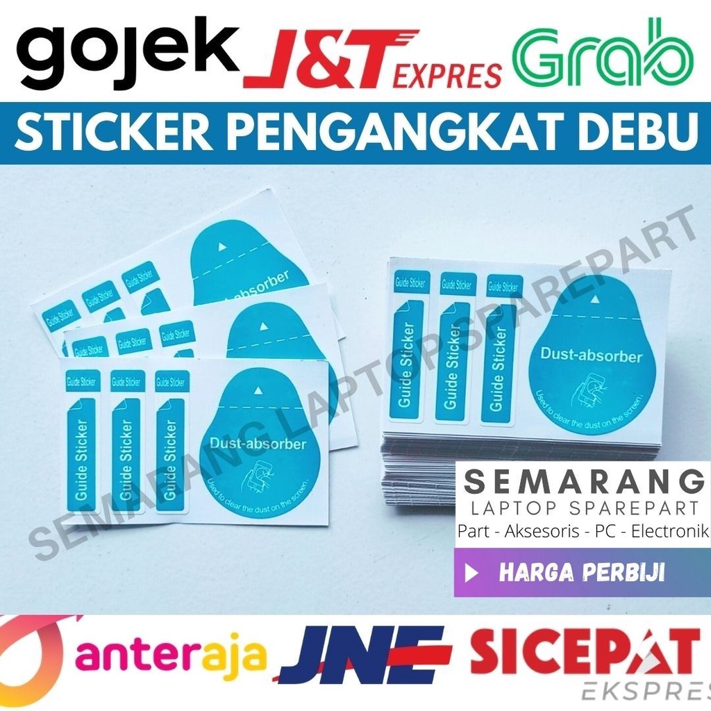 Jual DUST ABSORBER Stiker Pengangkat Debu Anti Sticker Pembersih Layar ...