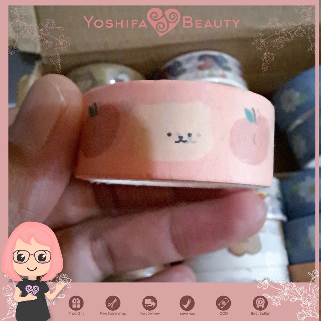 Jual Washi Tape Warna Warni Roll Lucu | Selotip Kertas Wasi Lucu Kartun ...