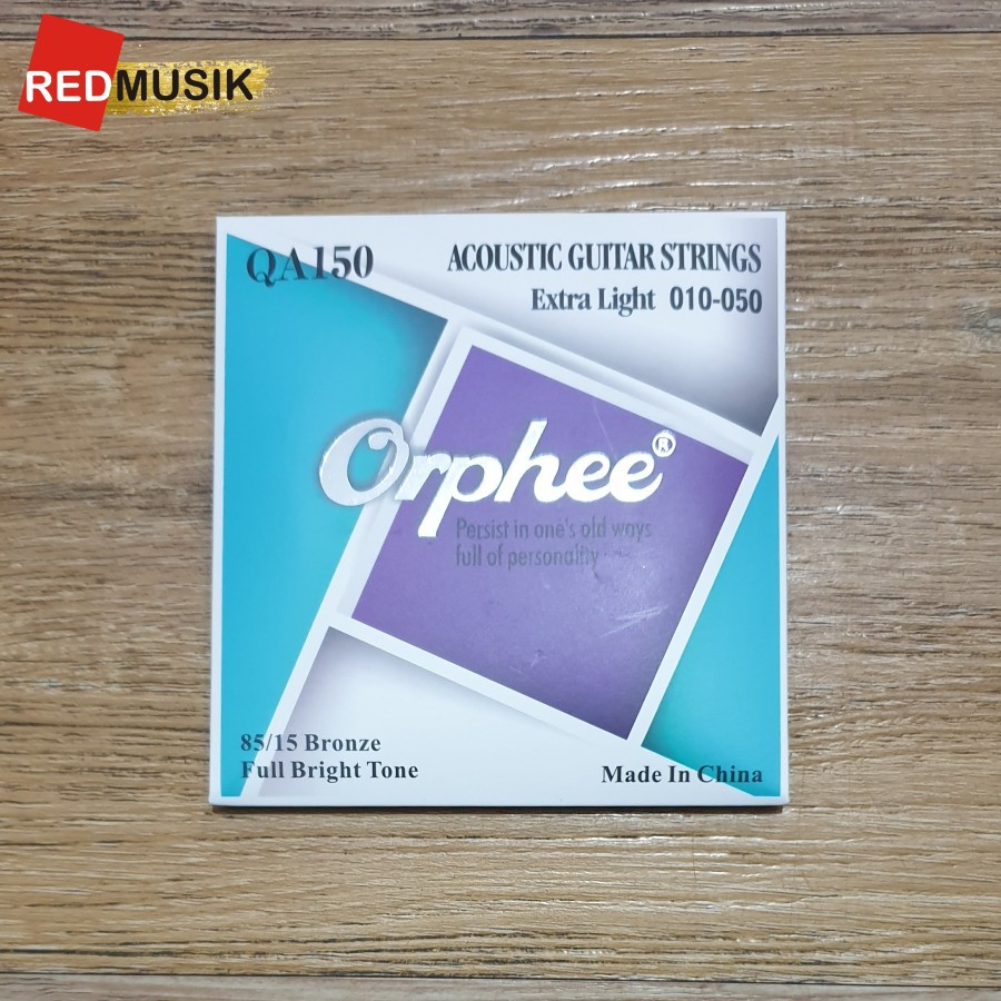 Jual Senar Gitar Orphee QA150 String Acoustic Set | Shopee Indonesia