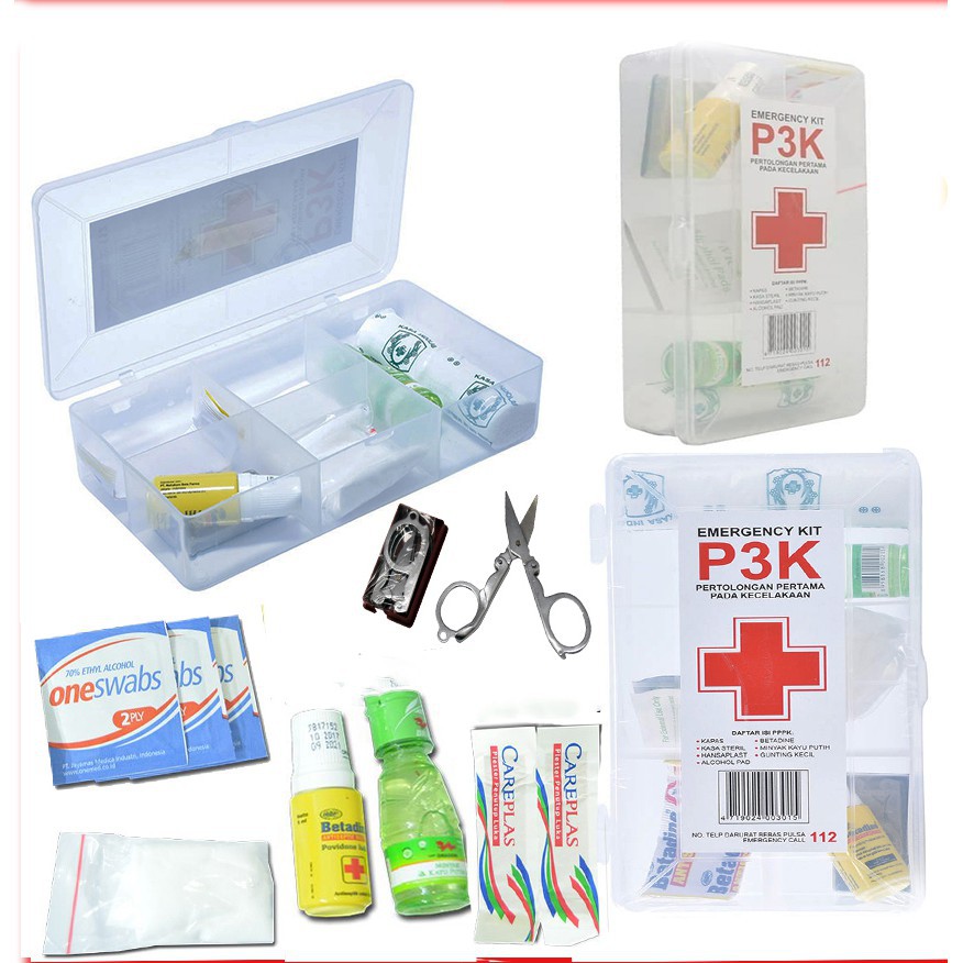 Jual Kotak Obat P3K / Kotak Serbaguna P3K / Kotak Obat P3K Original ...