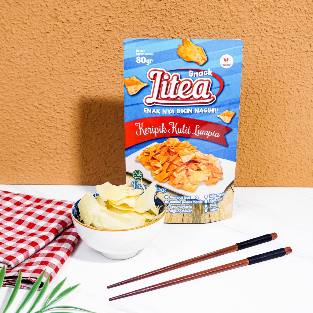 Jual Litea Snack Keripik Kulit Lumpia Rasa Jagung Manis 80g | Shopee ...