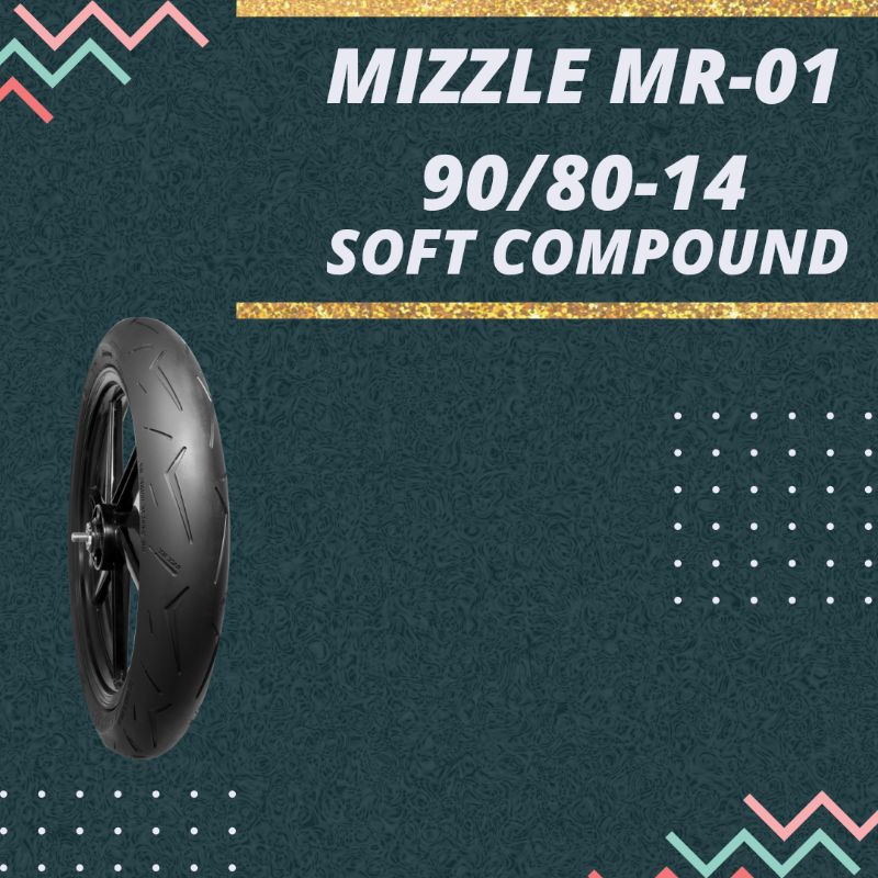 Jual Mizzle MR01 90 80 14 ban matic roadrace vario beat mio soft ...