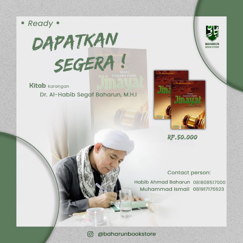 Jual Judul : mari memahami fiqih Jinayat /kitab Jinayat habib segaf ...