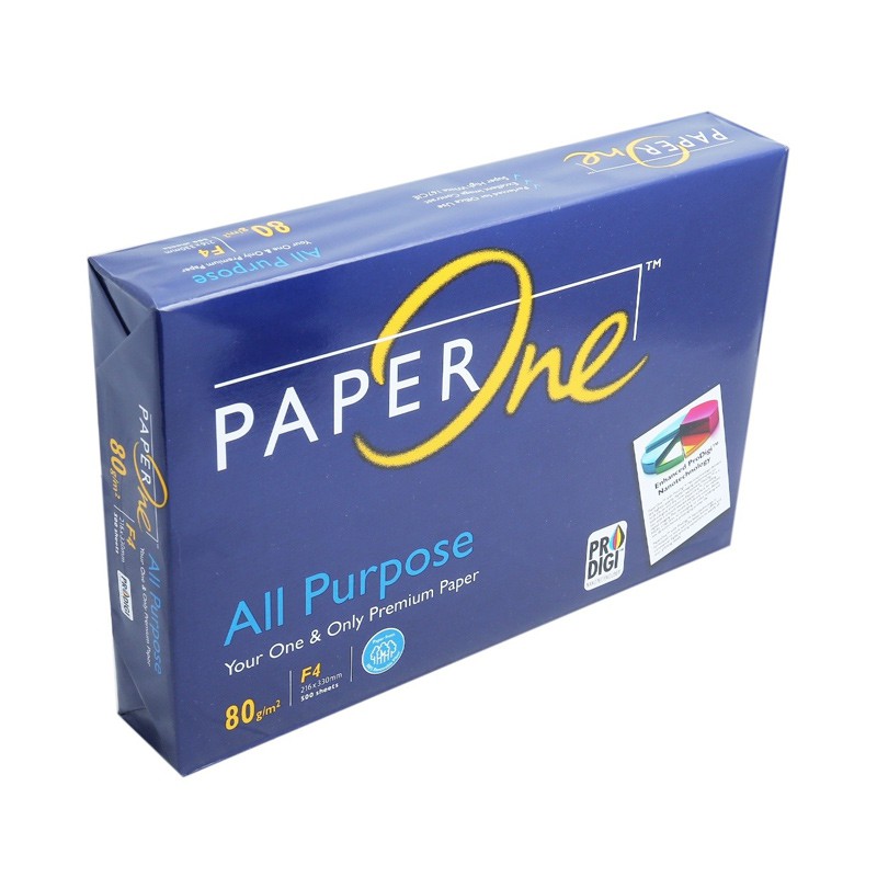 Jual Kertas HVS Paper One F4 80gr KHUSUS GOJEK / GRAB (1 BOX) | Shopee ...