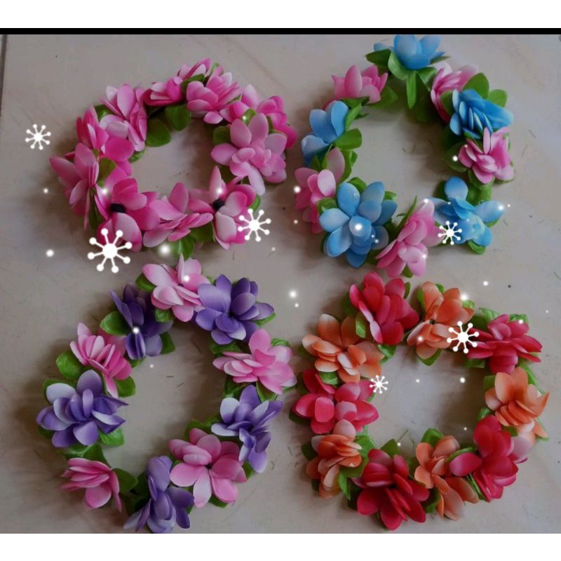 Jual Bando Bunga Mermaid /Bando prewedding/ Bando tari / Bandana bunga ...