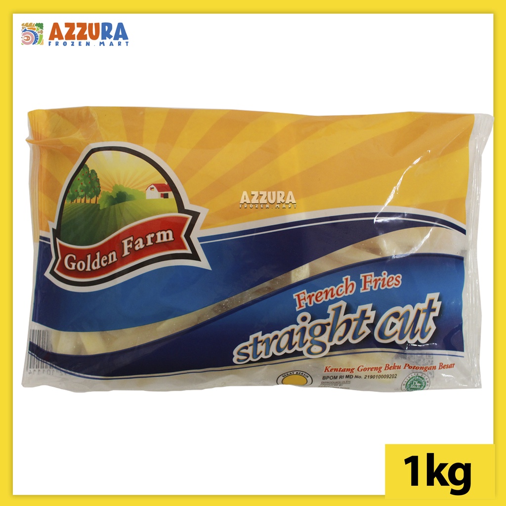 Jual Golden Farm French Fries Straight Cut Kentang Goreng Beku 1 Kg ...
