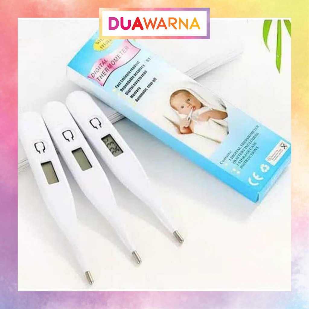 Jual DuaWarna Termometer Digital Bayi Alat Cek Suhu Tubuh Badan Anak ...