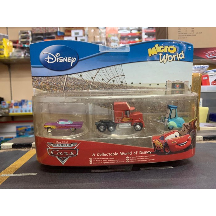 Jual Disney Pixar Cars Micro World Set Ramone/Mack/Guido LESISH ...
