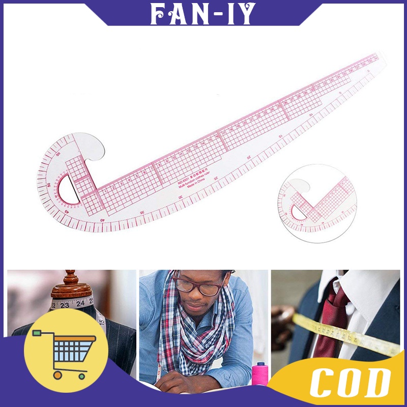 Jual 6501 Penggaris Skala Jahit / French Curve Ruler / Penggaris Pola ...