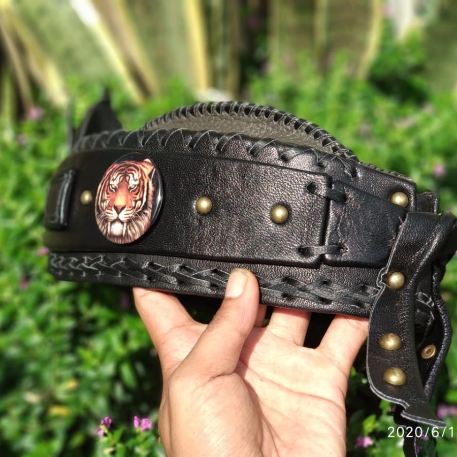 Jual Topi Blangkon Jawa Kulit Asli Ikat Kepala Jawara Pria Kujang ...