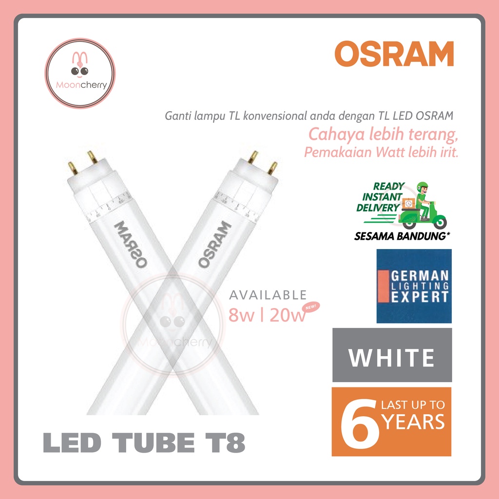 Jual LAMPU TL TUBE T8 LED OSRAM 8W / 16W [ BANDUNG READY GOSEND ...