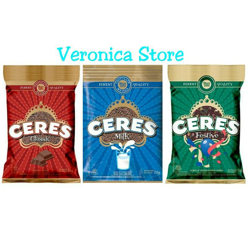 Jual CERES Meises Coklat Sprinkle 225gr | Shopee Indonesia