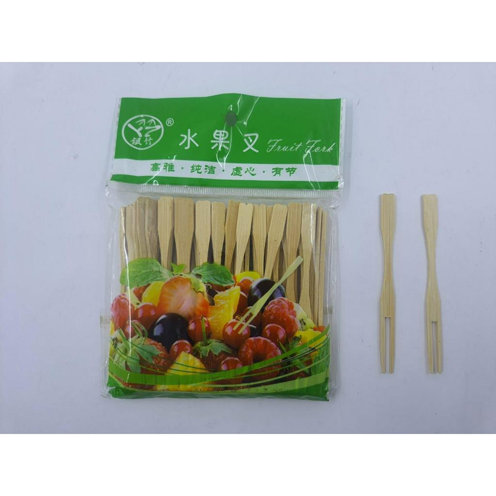 Jual Garpu Kue/Buah Bambu 65pcs (IMPORT) | Shopee Indonesia