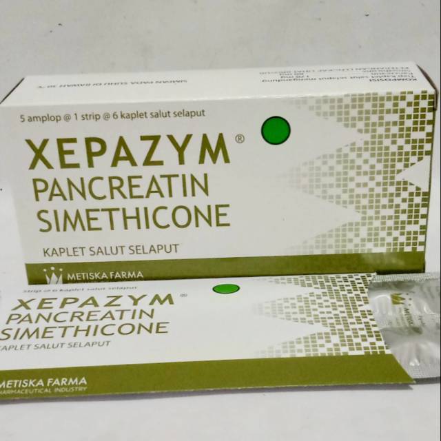Jual Obat kembung XEPAZYM 1 STRIP isi 6 tab | Shopee Indonesia