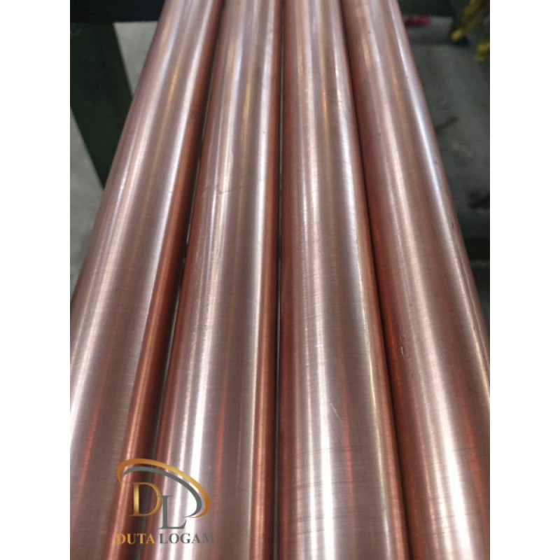 Jual As Tembaga Bulat / Copper Rod / Grounding 1/2 inch (12.7 mm ...