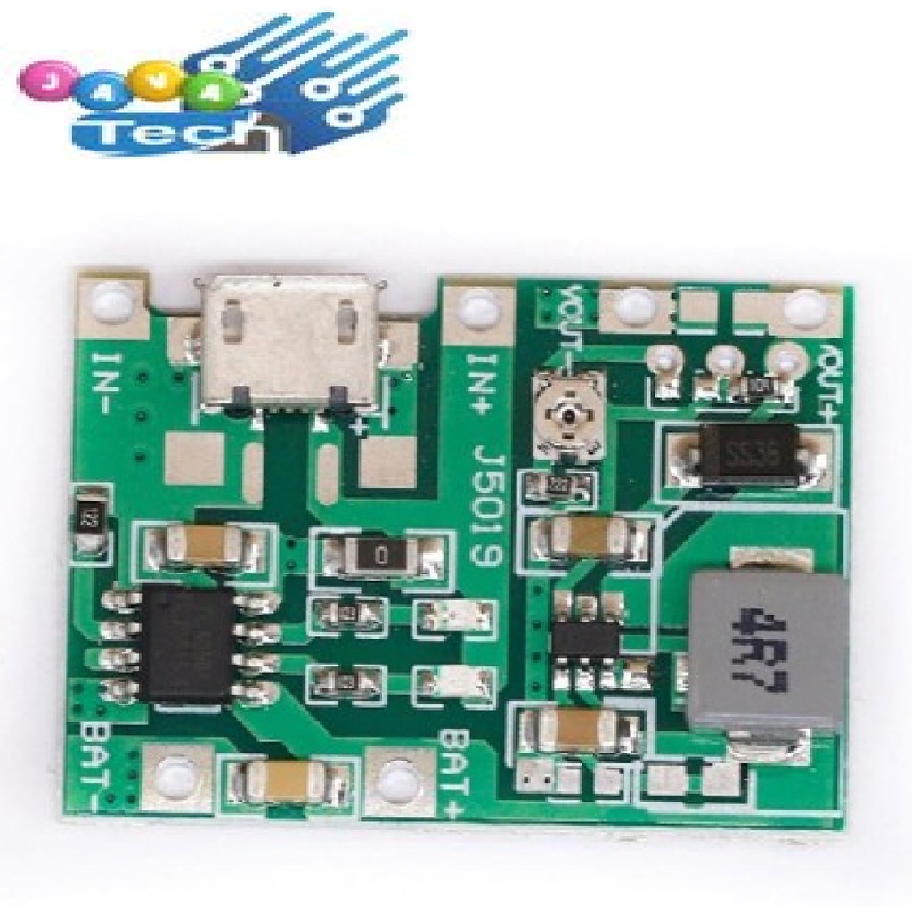 Jual Modul Charger 3.7V to 5V 9V Lithium Baterai & Booster | Shopee ...