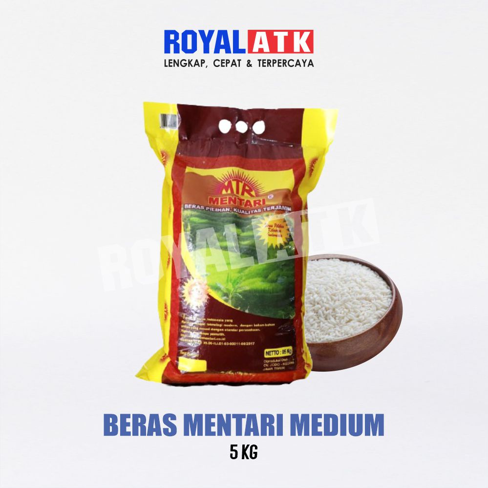 Jual Beras Mentari Medium 5Kg | Shopee Indonesia