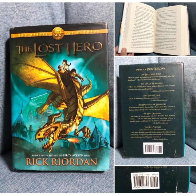Jual Novel English The Lost Hero by Rick Riordan (Hardcover First ...