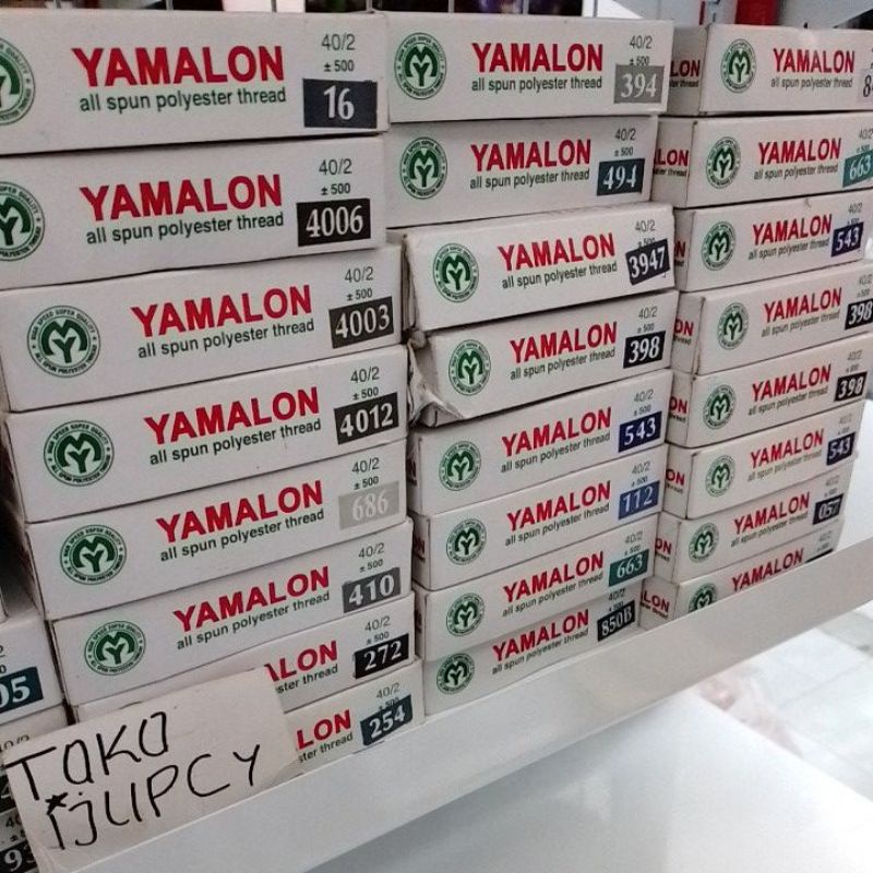 Jual Benang jahit Yamalon Abu abu 12 biji | Shopee Indonesia