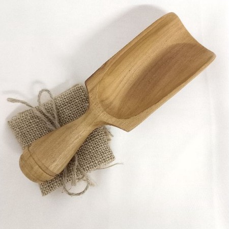 Jual sendok es batu kayu jati sekop beras skop tepung gula food grade ...