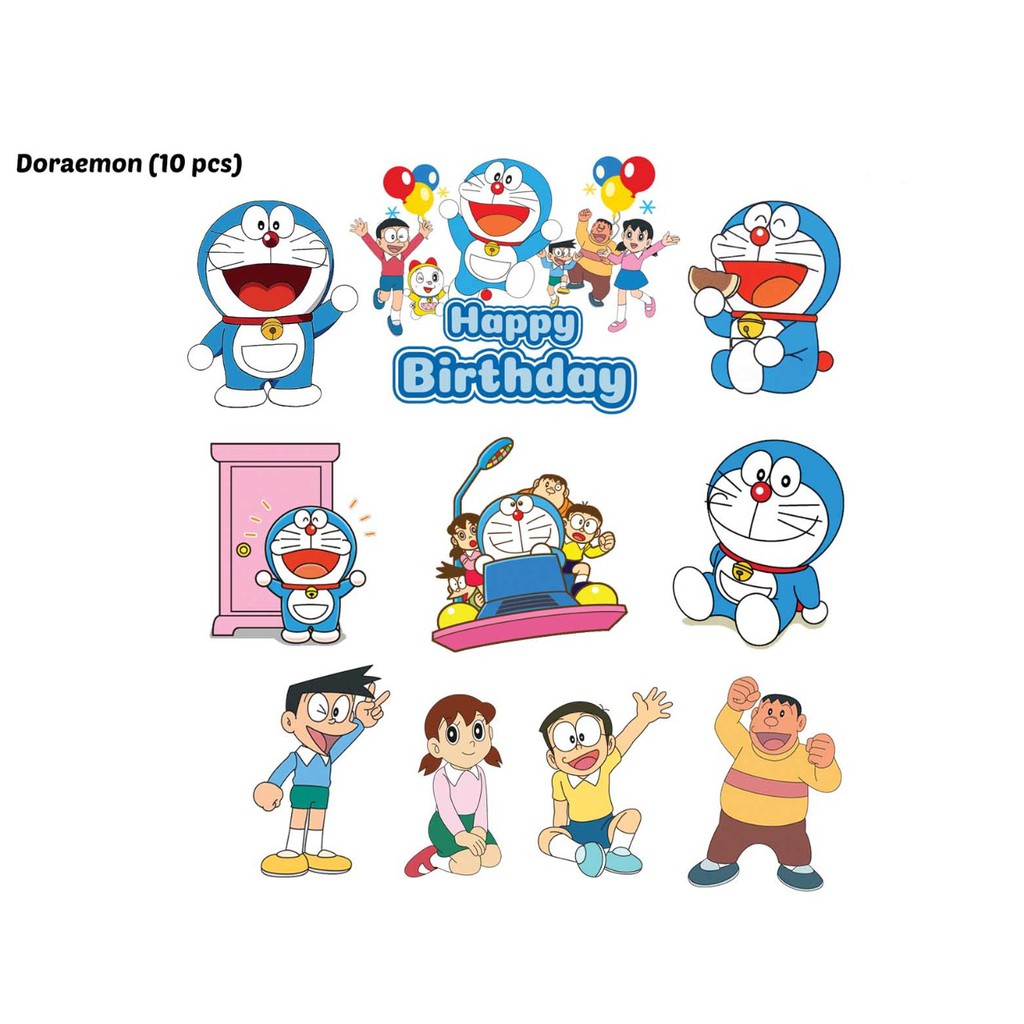 Jual Topper Kue Doraemon (10pcs) | Shopee Indonesia