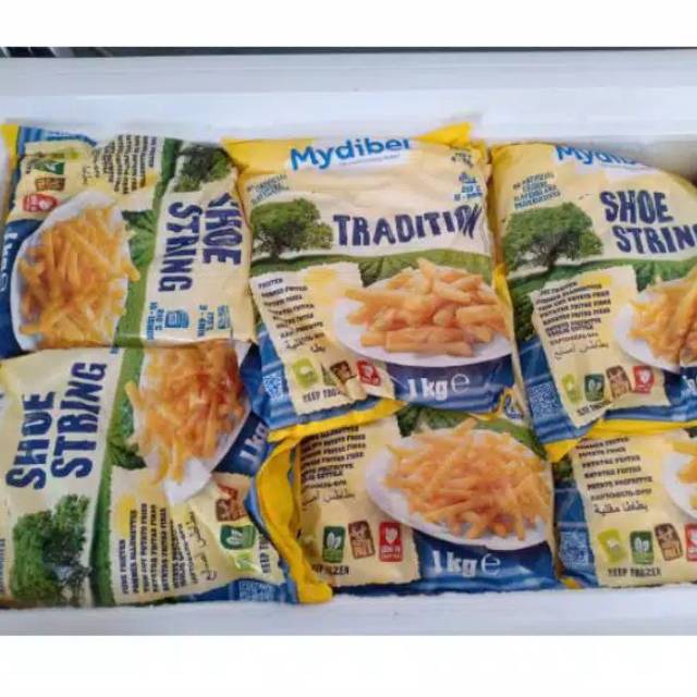 Jual Kentang 1kg shoestring, kentang mydible/barts/home | Shopee Indonesia