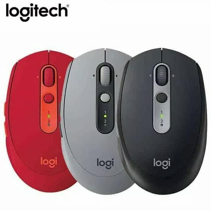 Jual Logitech M530 Multi Device Silent Wireless Mouse - Merah | Shopee ...