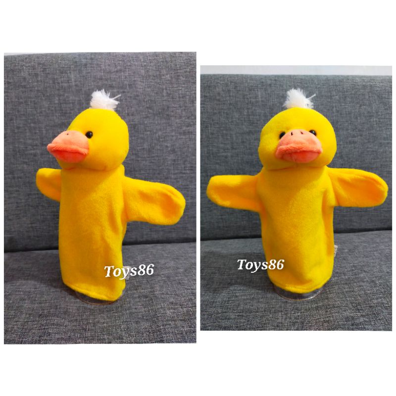 Jual Boneka Tangan Bebek_Boneka Karakter hewan Duck _Boneka Cerita ...