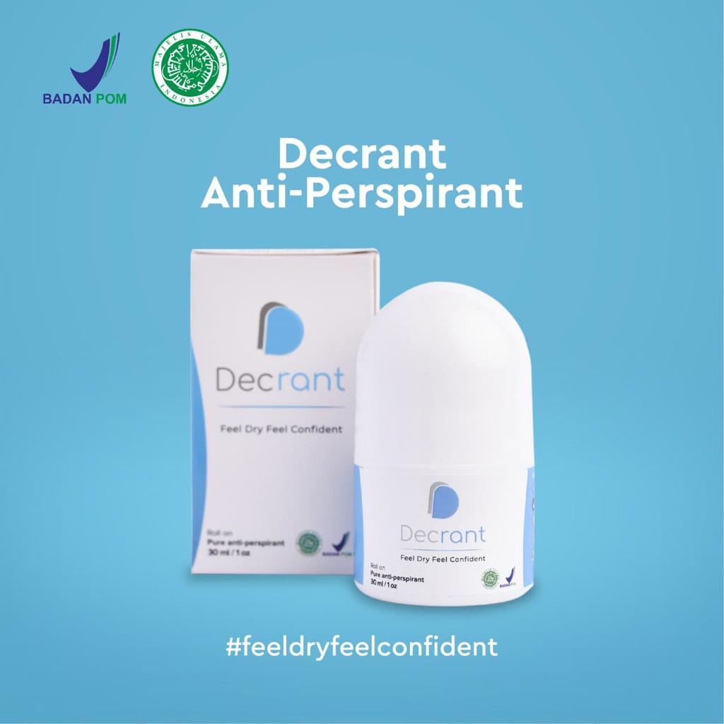 Jual Decrant Original Antiperspirant Deodorant Roll On 30ml | Shopee ...