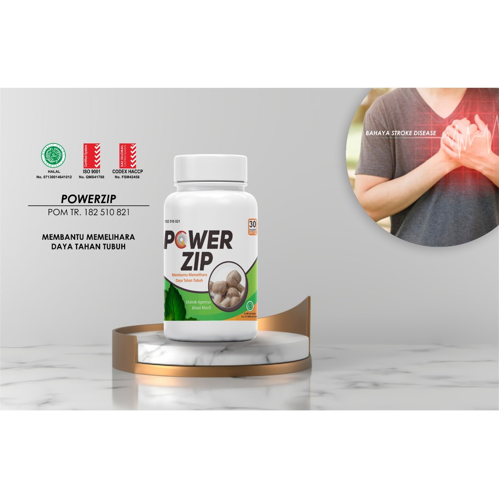 Jual Powerzip Power Zip expired April 2027 obat herbal kolesterol asam ...