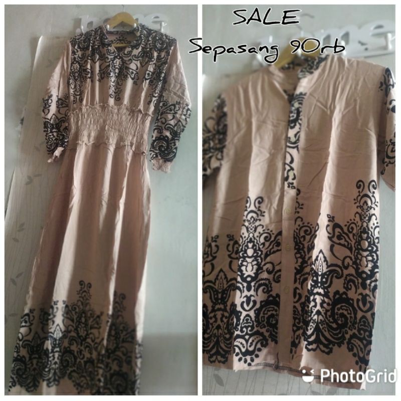 Jual Batik Couple Sepasang ukuran L | Shopee Indonesia