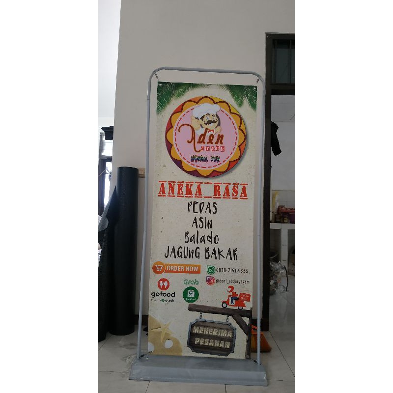 Jual Rangka Standing Doorframe Door frame Banner Benner 60x160 cm ...