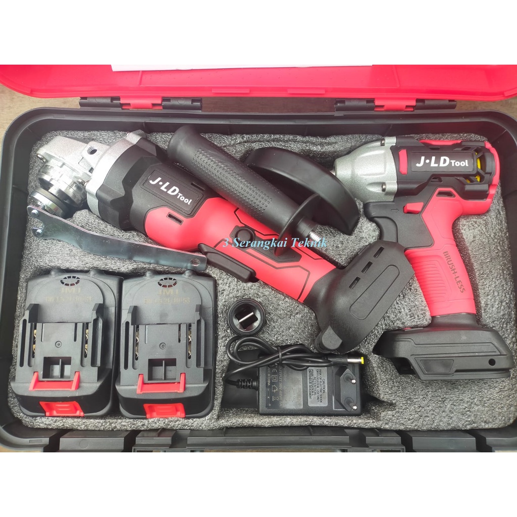 Jual Paket Bor Gerinda cordless 48volt Jld tools | Shopee Indonesia