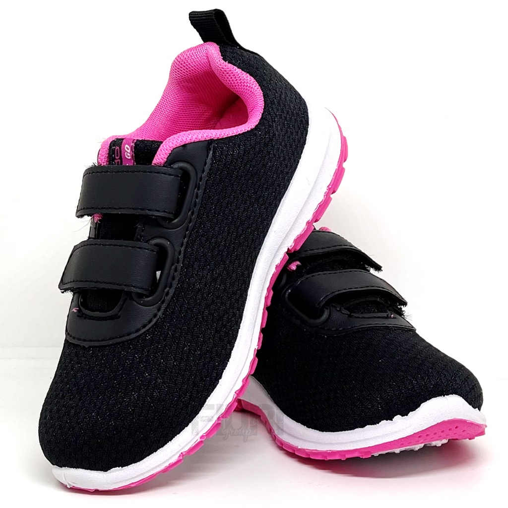 Jual FIURI - ANDO ORIGINAL - NITTA VIANY REBECCA BSC SAGA PEREKAT 29-40 HITAM PINK - SEPATU ...