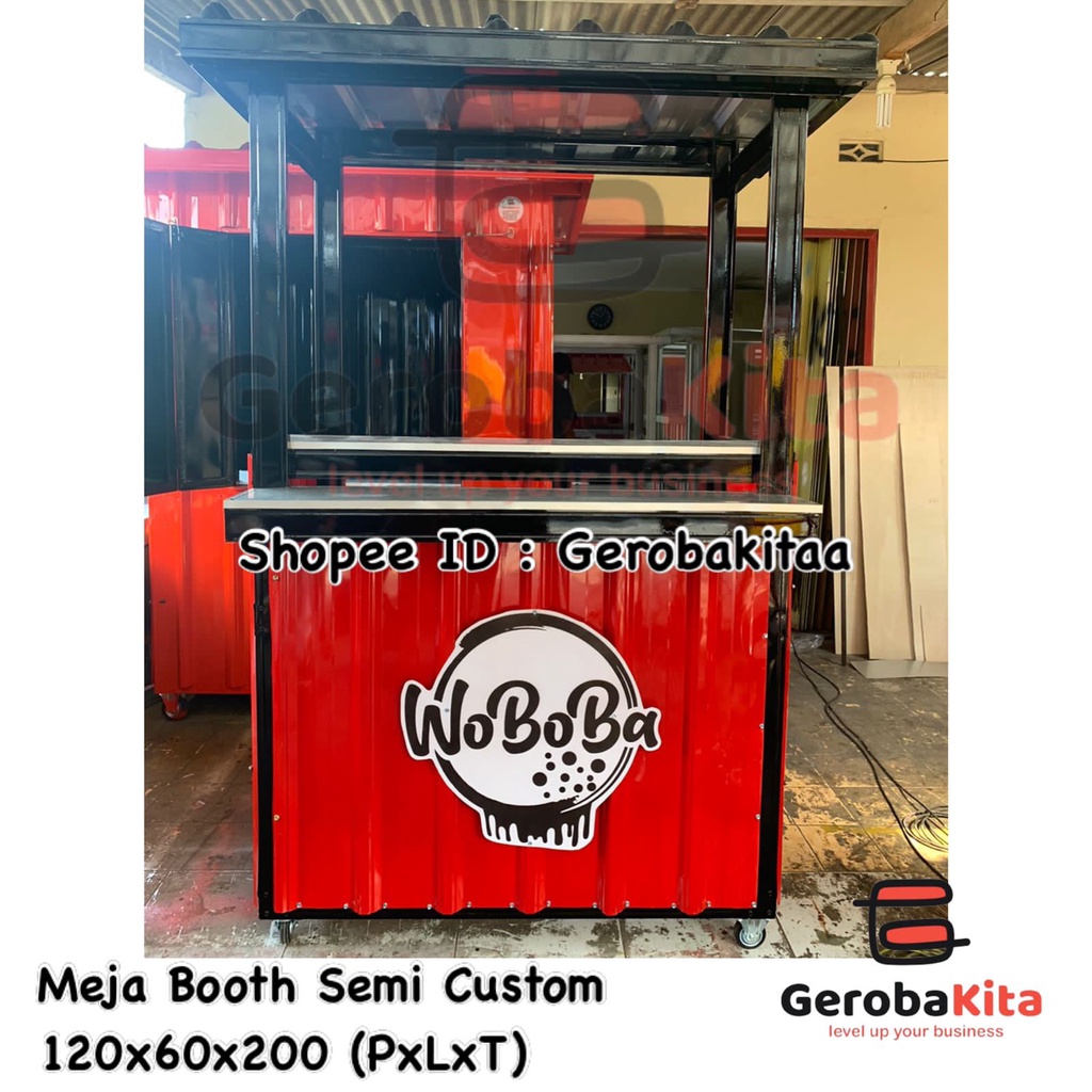 Jual Meja booth jualan/ meja booth kuliner/ meja kuliner murah | Shopee ...