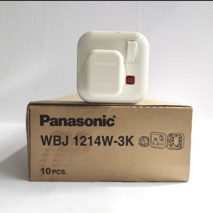 Jual Stop Kontak AC set WBJ1214W panasonic + Steker Ac WEJ9111W Timbul ...