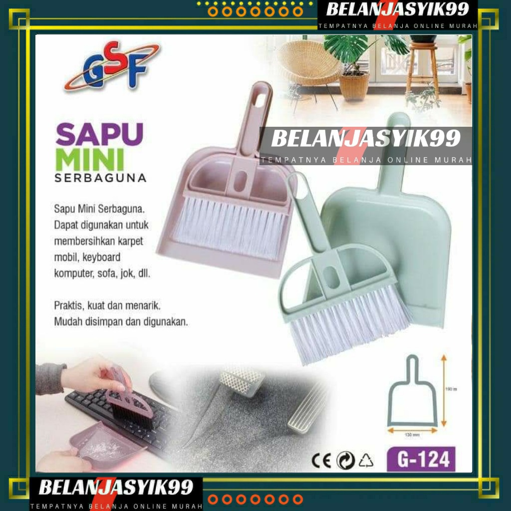 Jual SAPU MINI SERBAGUNA MINI / SAPU DAN PENGKI MINI SET / SAPU ...