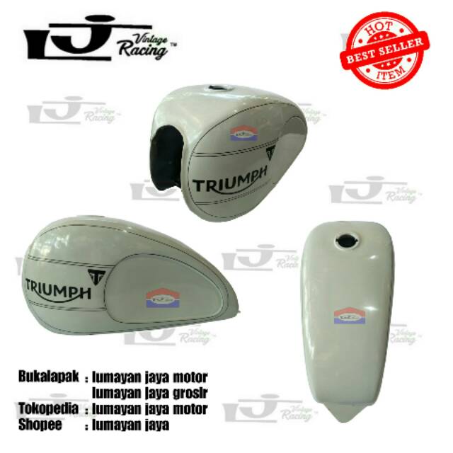 Jual Tangki custom tangki triumph kustom tangki kustom cat | Shopee ...
