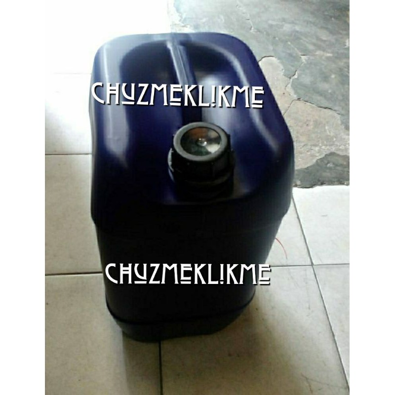 Jual jerigen air 20 liter/jerigen biru kotak 20 liter/Jerigen plastik ...