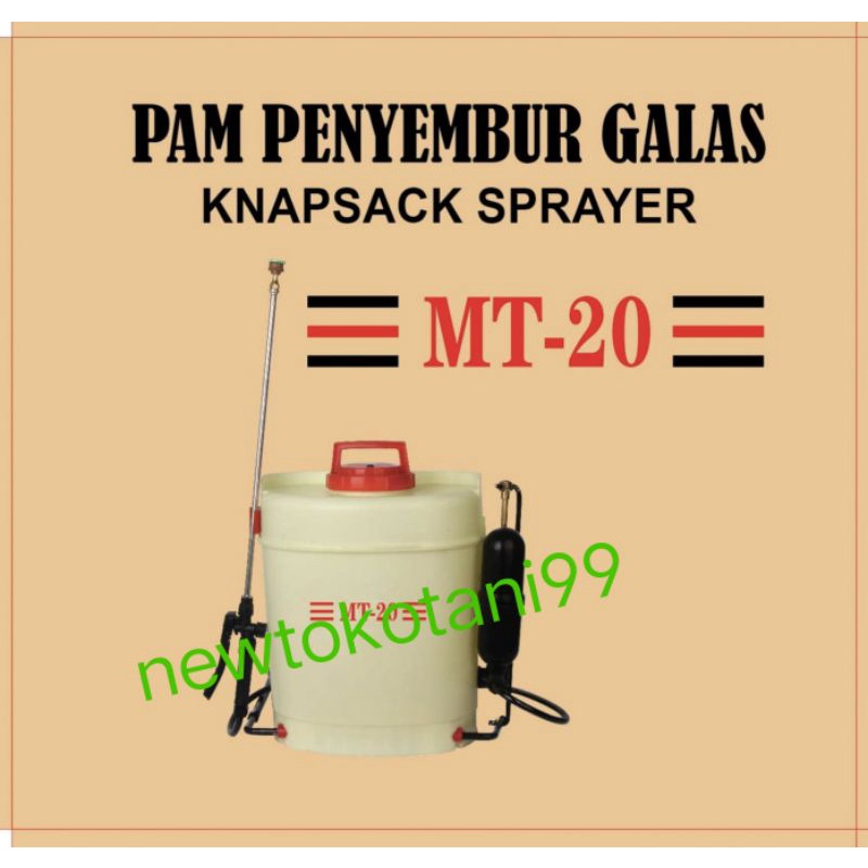 Jual Tangki sprayer manual 20liter MT20 mirip pompa sprayer hama tangki semprotan manual ...