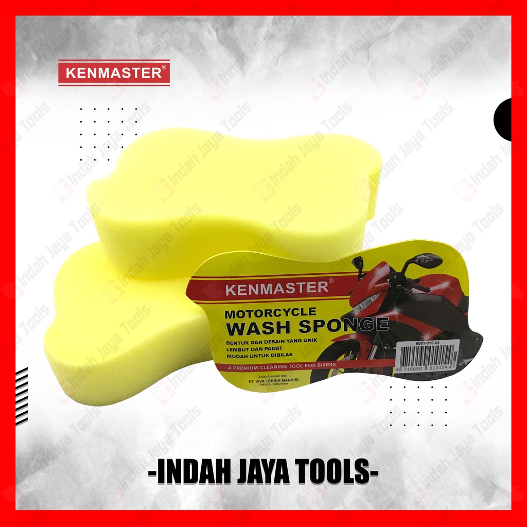 Jual KENMASTER Busa Cuci Motor Mobil Spon Spons - Sponge Motorcycle Car ...