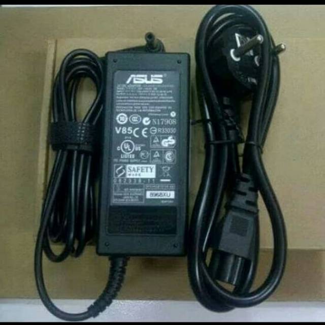 Jual Adaptor charger laptop Notebook Asus 19V 3.42A Fullset bergaransi Original | Shopee Indonesia