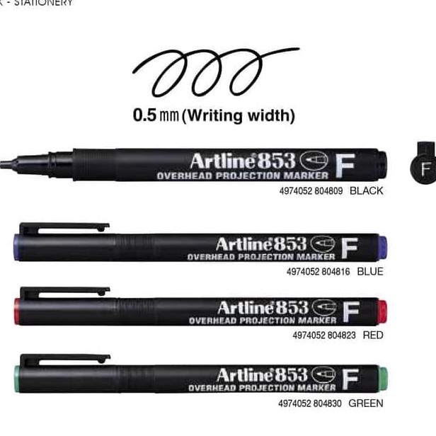 Jual Spidol Overhead Projector Marker OHP Artline EK-853 | Shopee Indonesia
