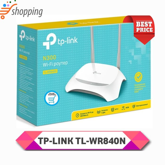 Jual Solusi Router TP-Link TL-WR840N 300Mbps TP-Link WiFi Wireless - TL ...