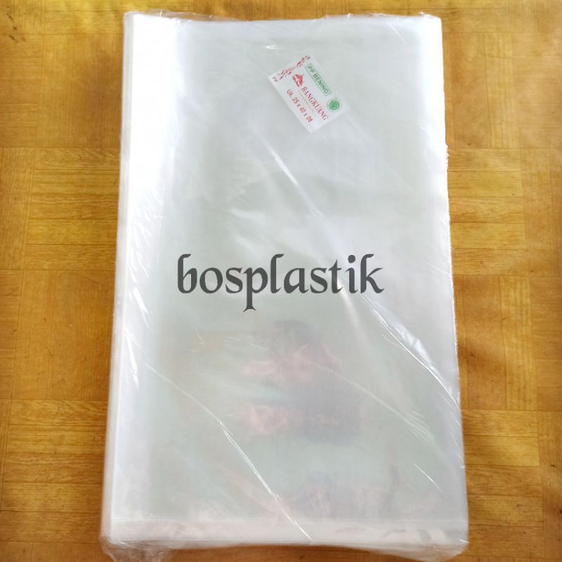 Jual Plastik PP Tebal 08 Bening/ Plastik Bening Snack Kripik (1kg ...