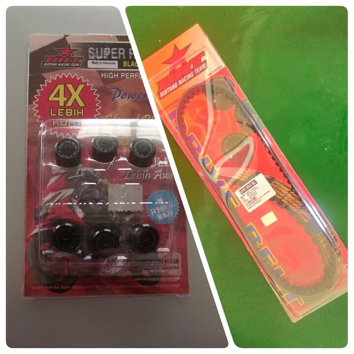 Jual Paket Super Roller & RD A-54 V Belt BRT Honda Scoopy Karburator ...