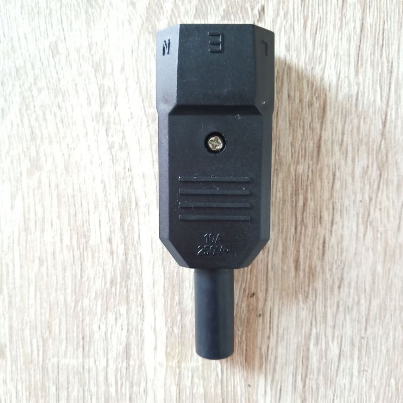 Jual Soket AC Komputer Male Buntut Karet / Jack AC Power Komputer ...