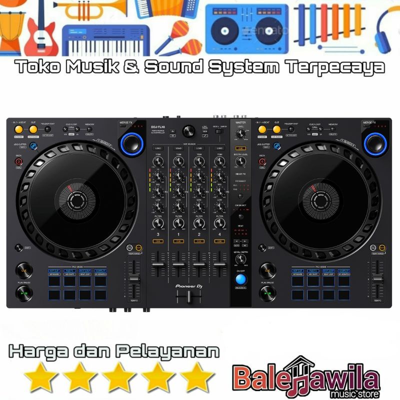 Jual Pioneer Dj DDJ FLX6 GT DDJ FLX-6 GT Hybrid Controller ORIGINAL ...