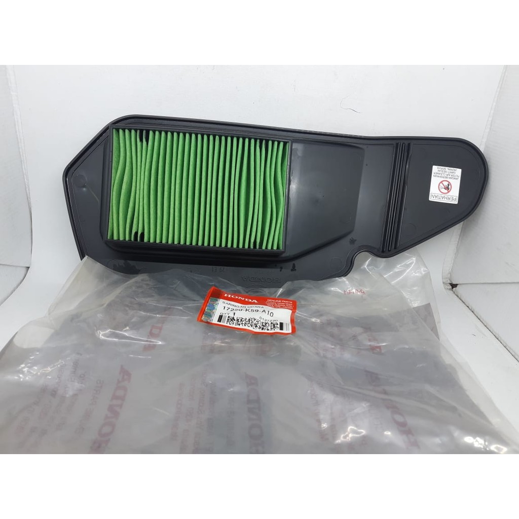 Jual Filter Saringan Udara Vario 150 K59 Honda Original Asli | Shopee ...