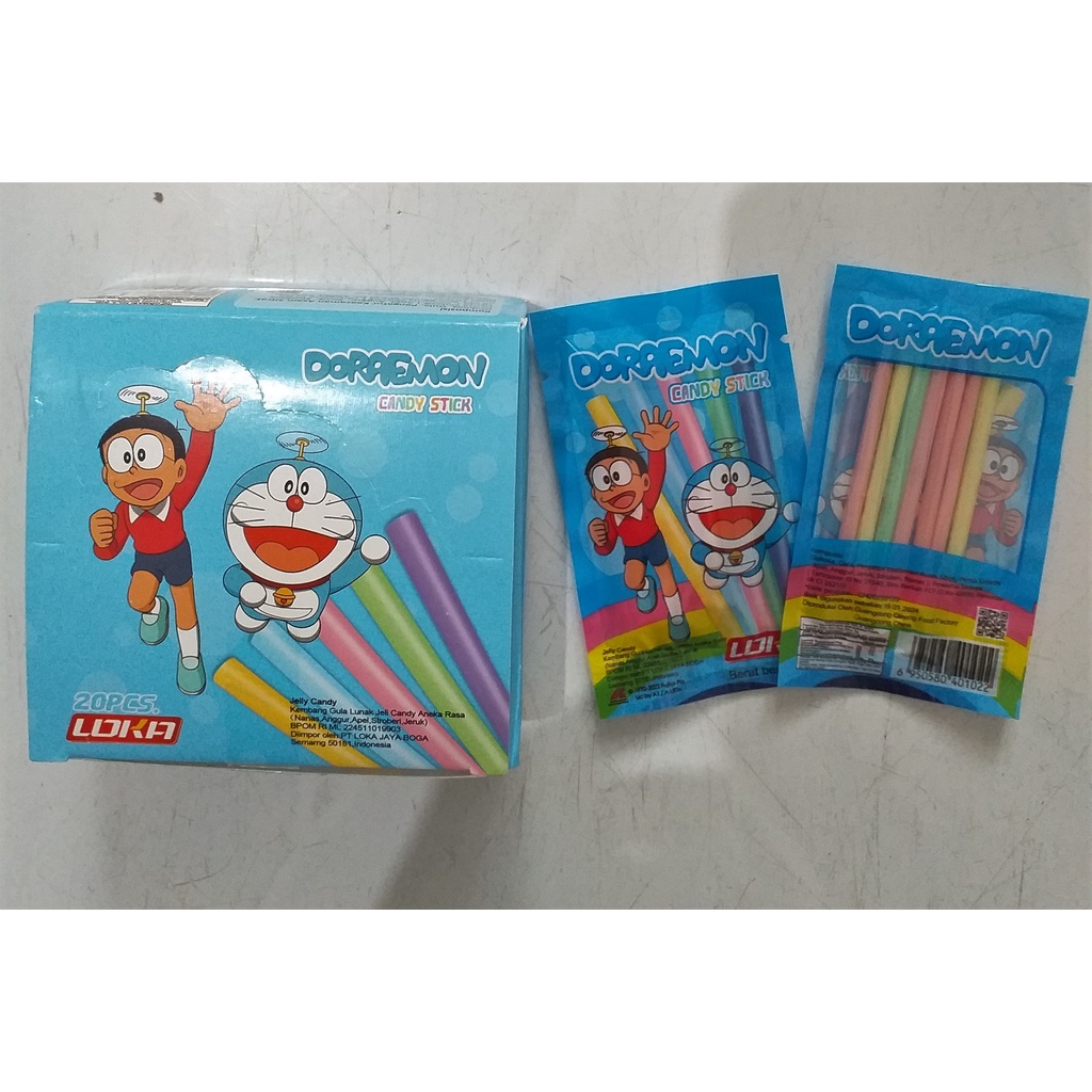 Jual DORAEMON CANDY STICK JELLY 6 gr - PACK | Shopee Indonesia